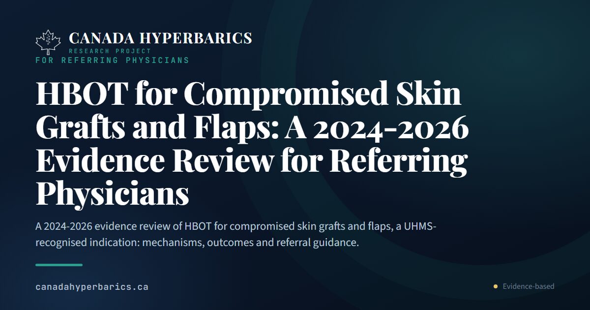 HBOT for Compromised Grafts & Flaps: 2026 Evidence